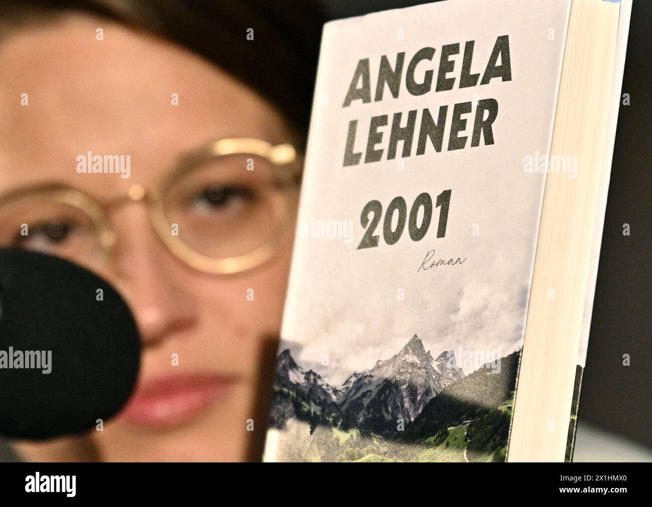 Austrian writer Angela Lehner during the "O-Töne 2021" literature ...