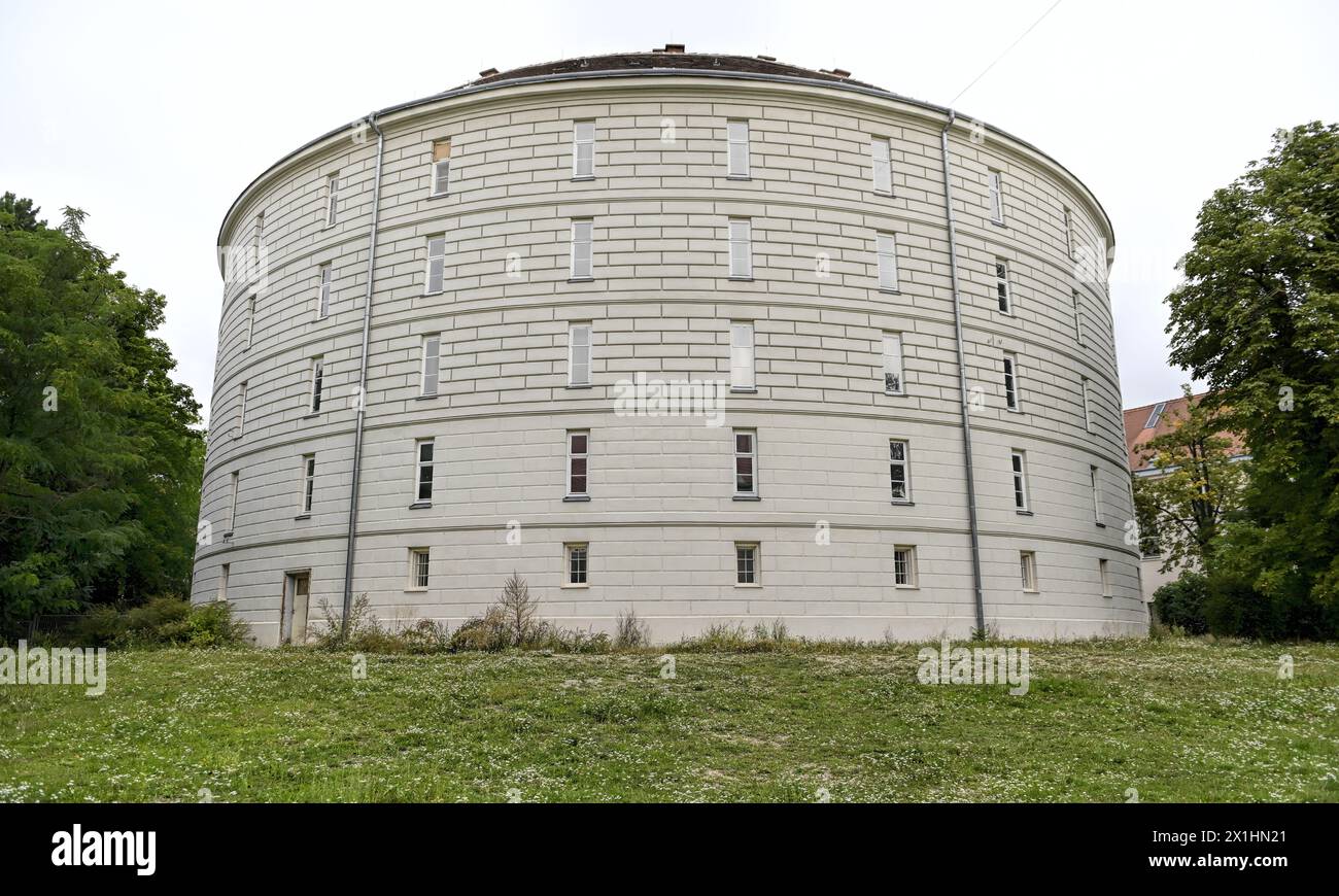 Feature - The Narrenturm (Fool's Tower) in Vienna, Austria, pictured on ...