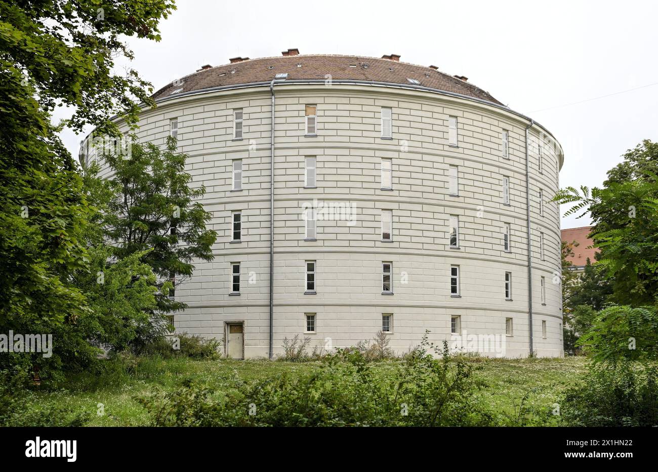 Feature - The Narrenturm (Fool's Tower) in Vienna, Austria, pictured on ...