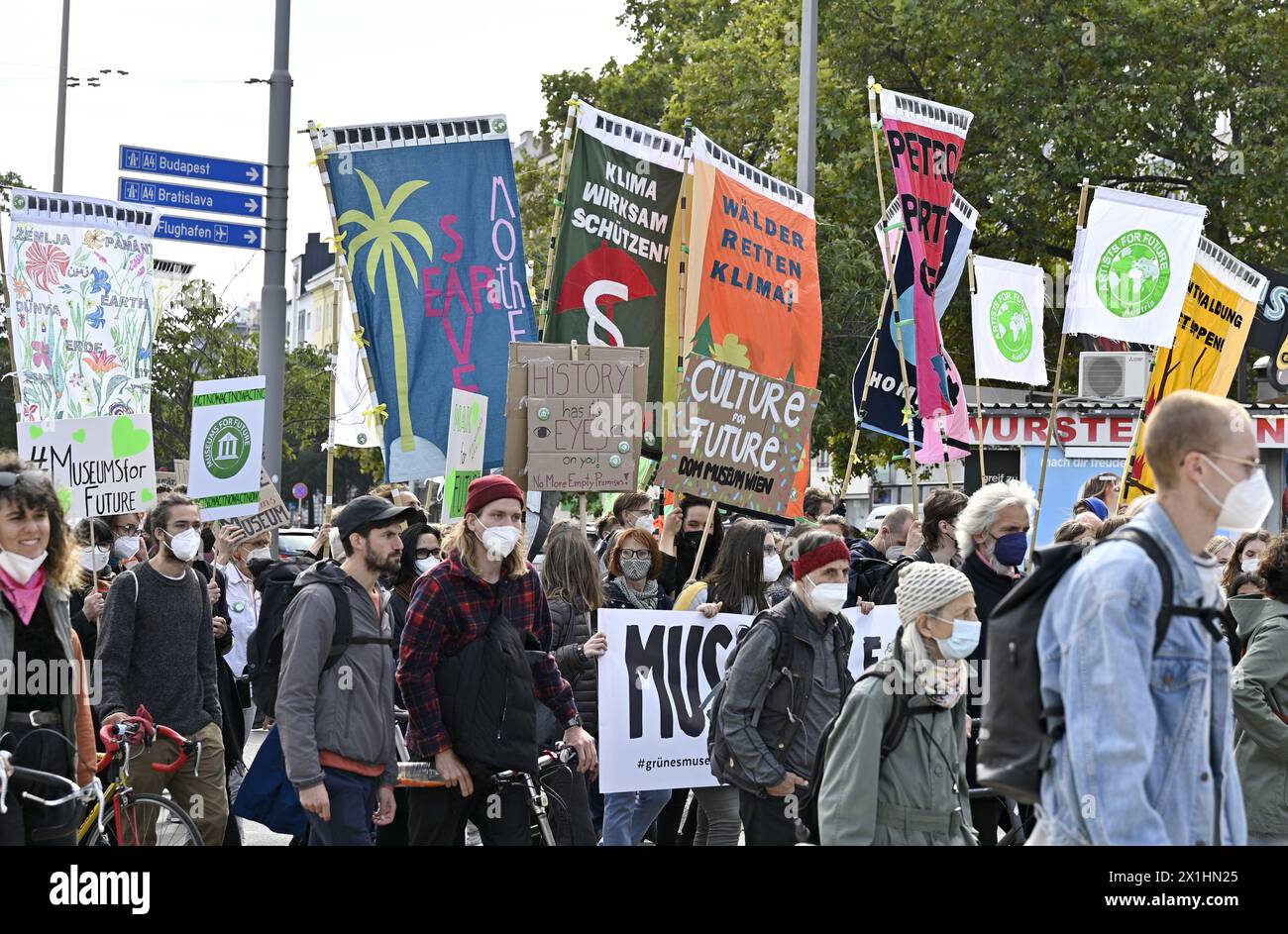 Participants march during a Global Climate Strike of the Fridays for ...