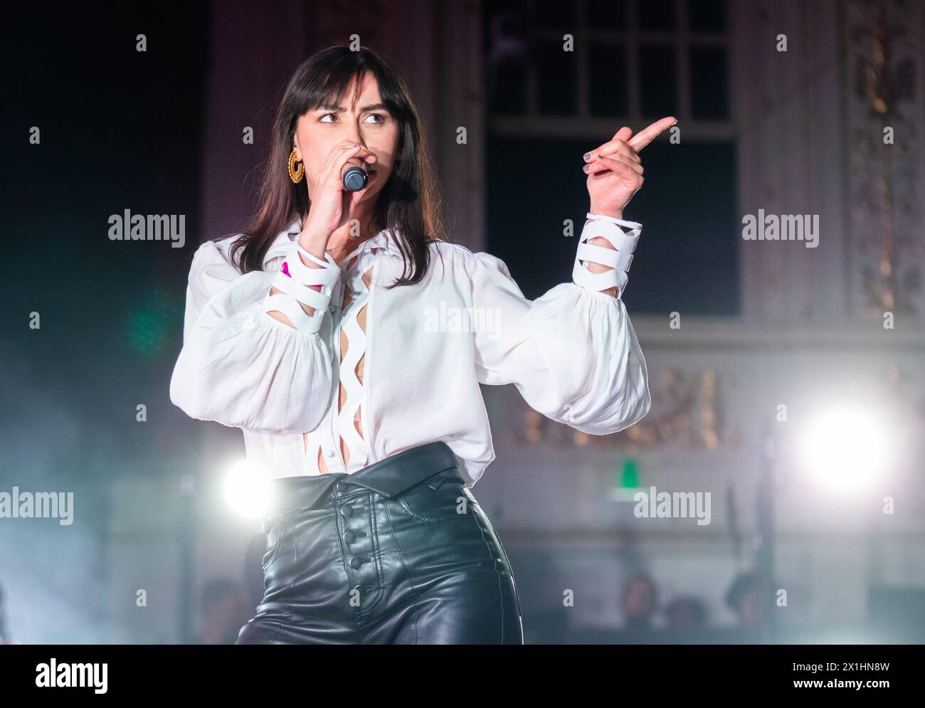 Parov Stelar with his band "Parov Stelar" during concert at Konzerthaus ...