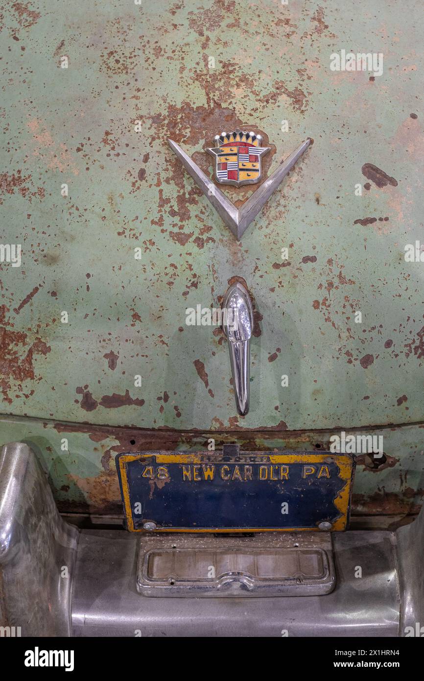 Rusty Cadillac Fastback Coupe 61 series Sedanette Produced in 1948 ...