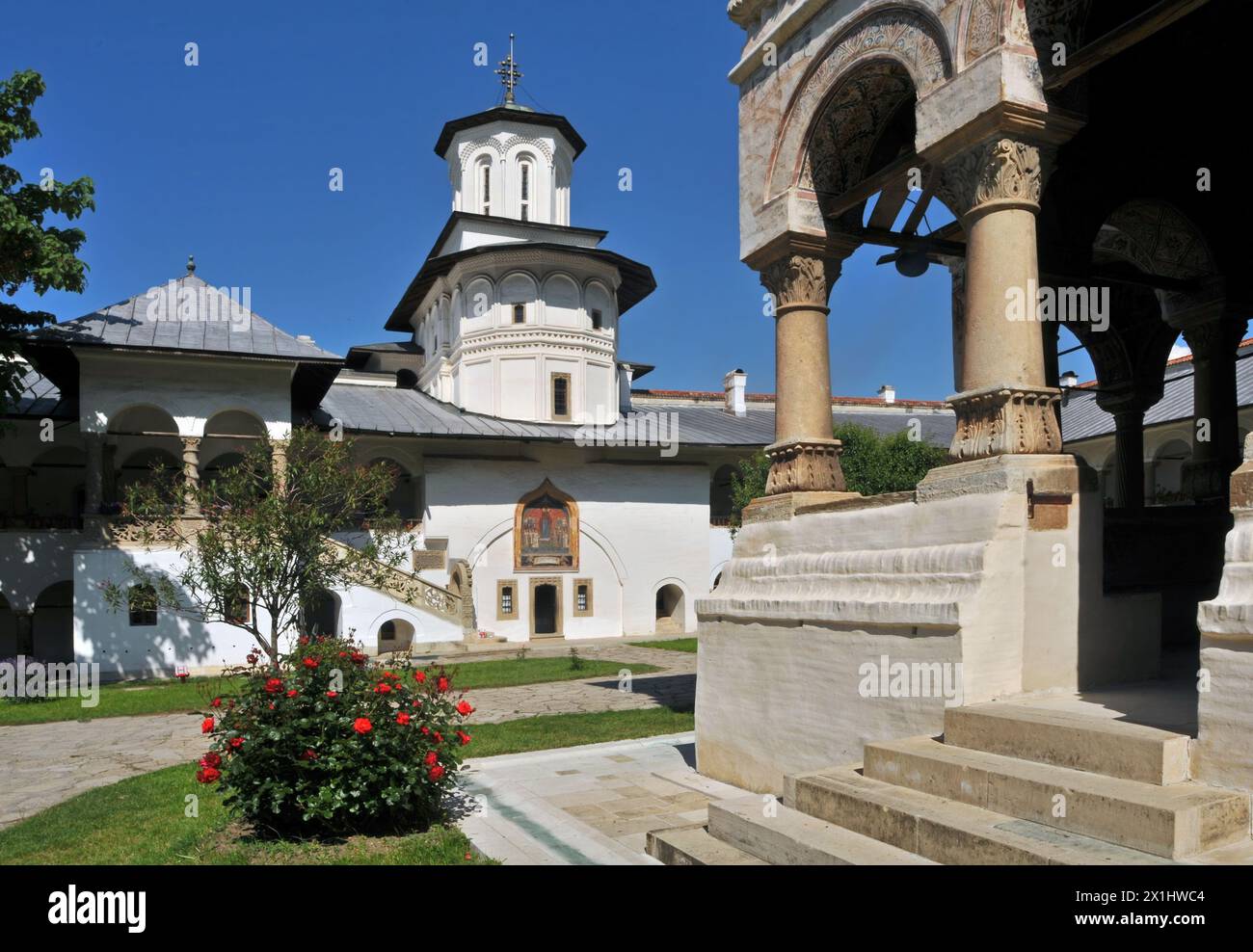 Horezu Monastery, Wallachia, Romania Stock Photo - Alamy