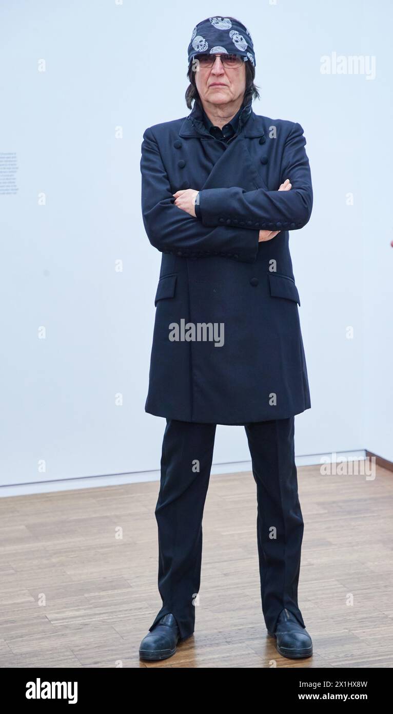 Artist Gottfried Helnwein at Albertina in Vienna, Austria, on 13 ...
