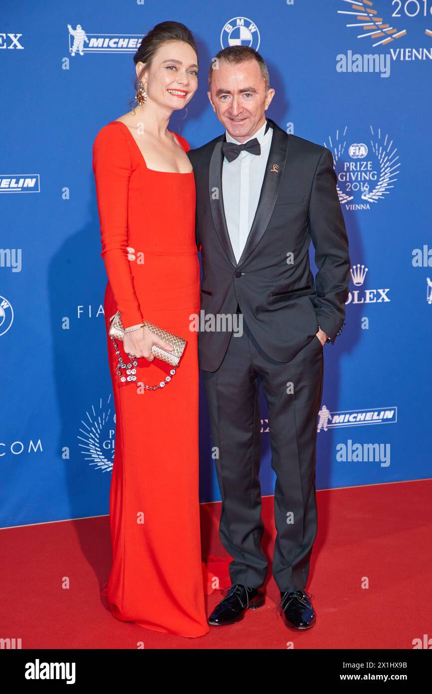 Arrival for the FIA Prize Giving Gala at the Hofburg palace in Vienna ...