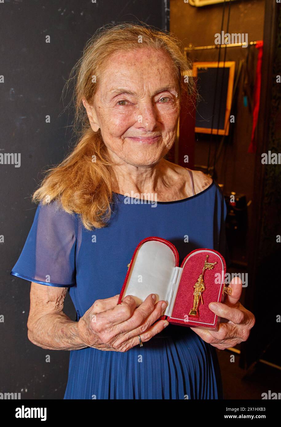 Austrian actress and stage director Erni Mangold celebrates her 80 th ...