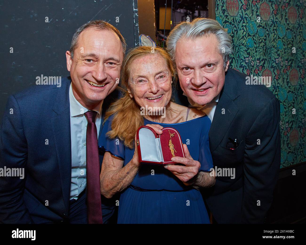 Austrian actress and stage director Erni Mangold celebrates her 80 th ...