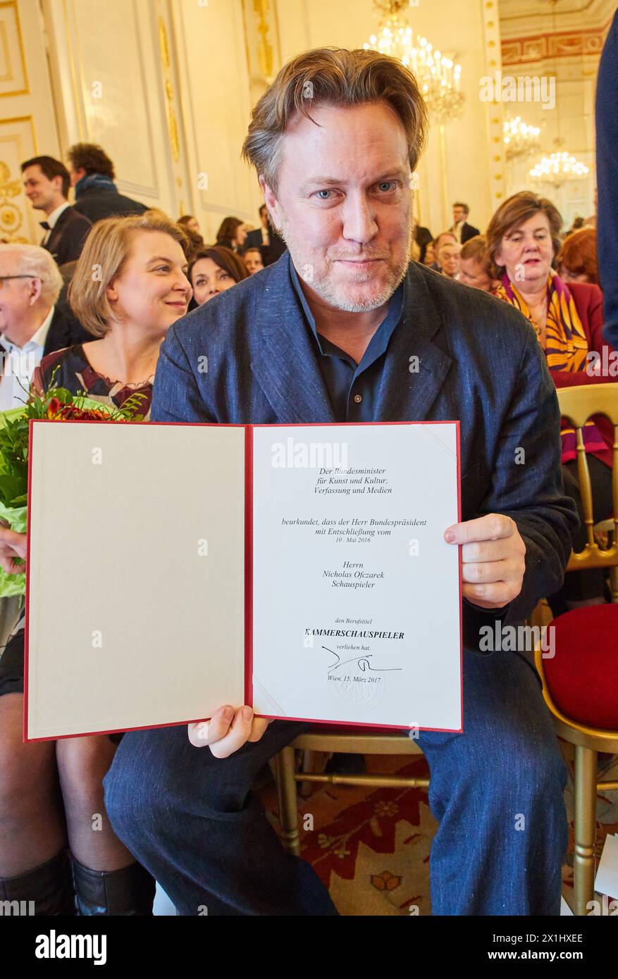 Nicholas Ofczarek and Michael Martens have been awarded the title of ...