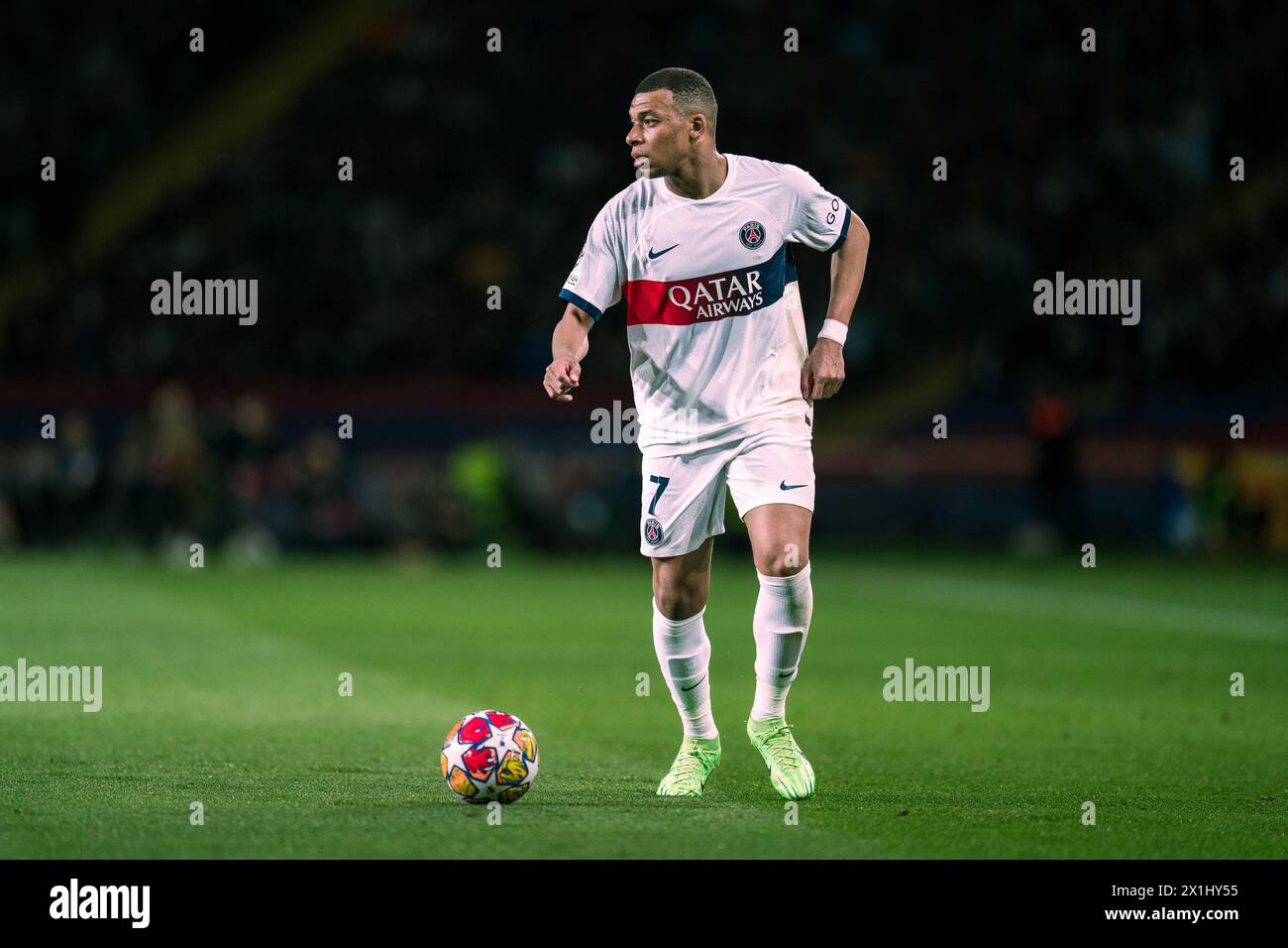 Kylian mbappe barcelona hi-res stock photography and images - Alamy