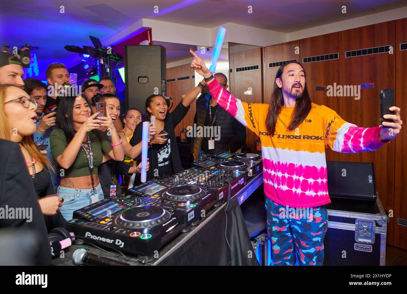 DJ AOKI ( Steven "Steve" Hiroyuki Aoki ), American electro house ...