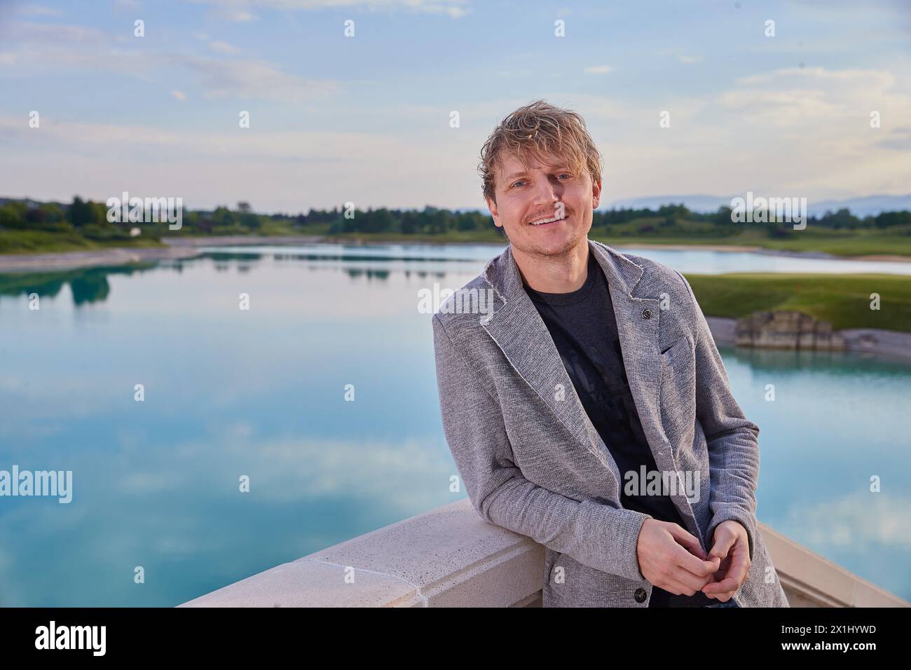 Chad ROOK during "My Jurassic Place" shooting in Oberwaltersdorf ...