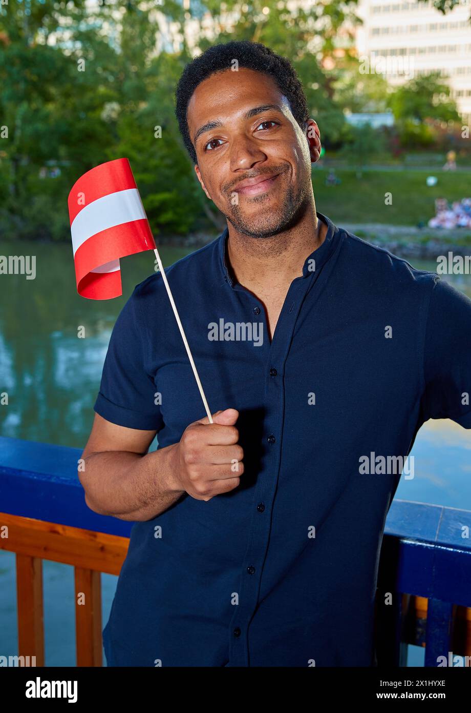Singer Cesar Sampson, who is representing Austria at the Eurovision ...