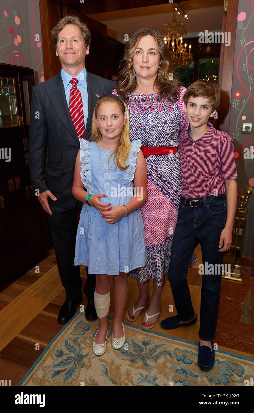 US ambassador to Austria Trevor TRAINA with his wife Alexis and his ...