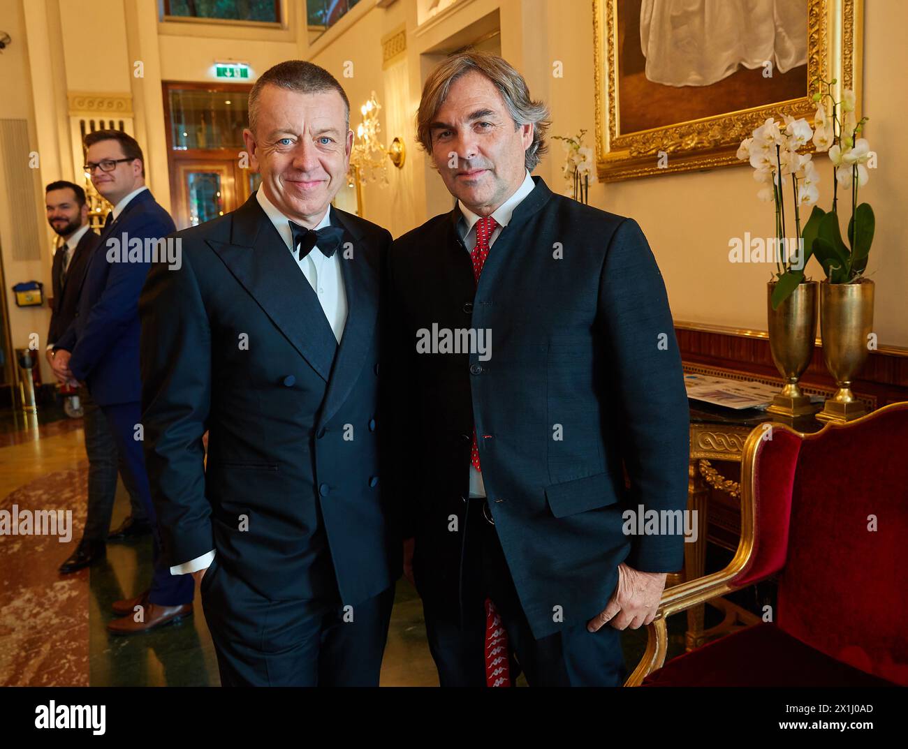 Hollywood in Vienna Gala 2018 - Peter MORGAN and Hubertus von HOHENLOHE ...