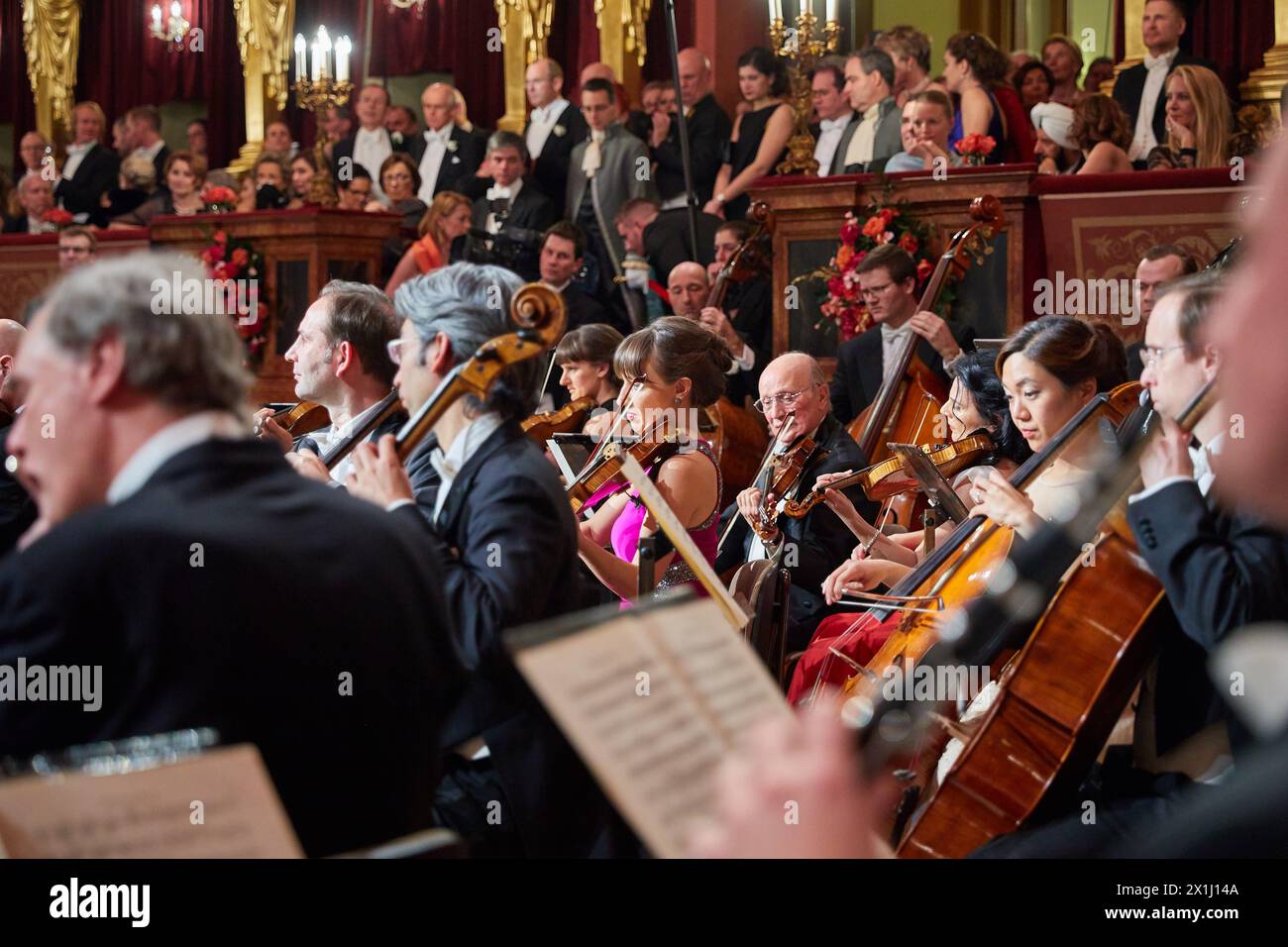 Vienna Philharmonic Ball 2019 at Wiener Musikverein in Vienna, Austria ...