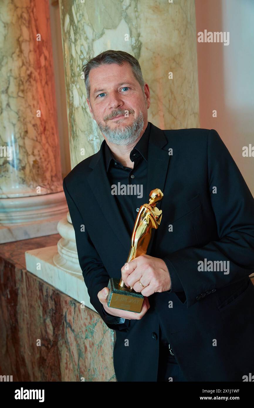 Austrian film director Andreas PROCHASKA during the Romy Gala 2019 in Vienna, 13 April 2019. The ...