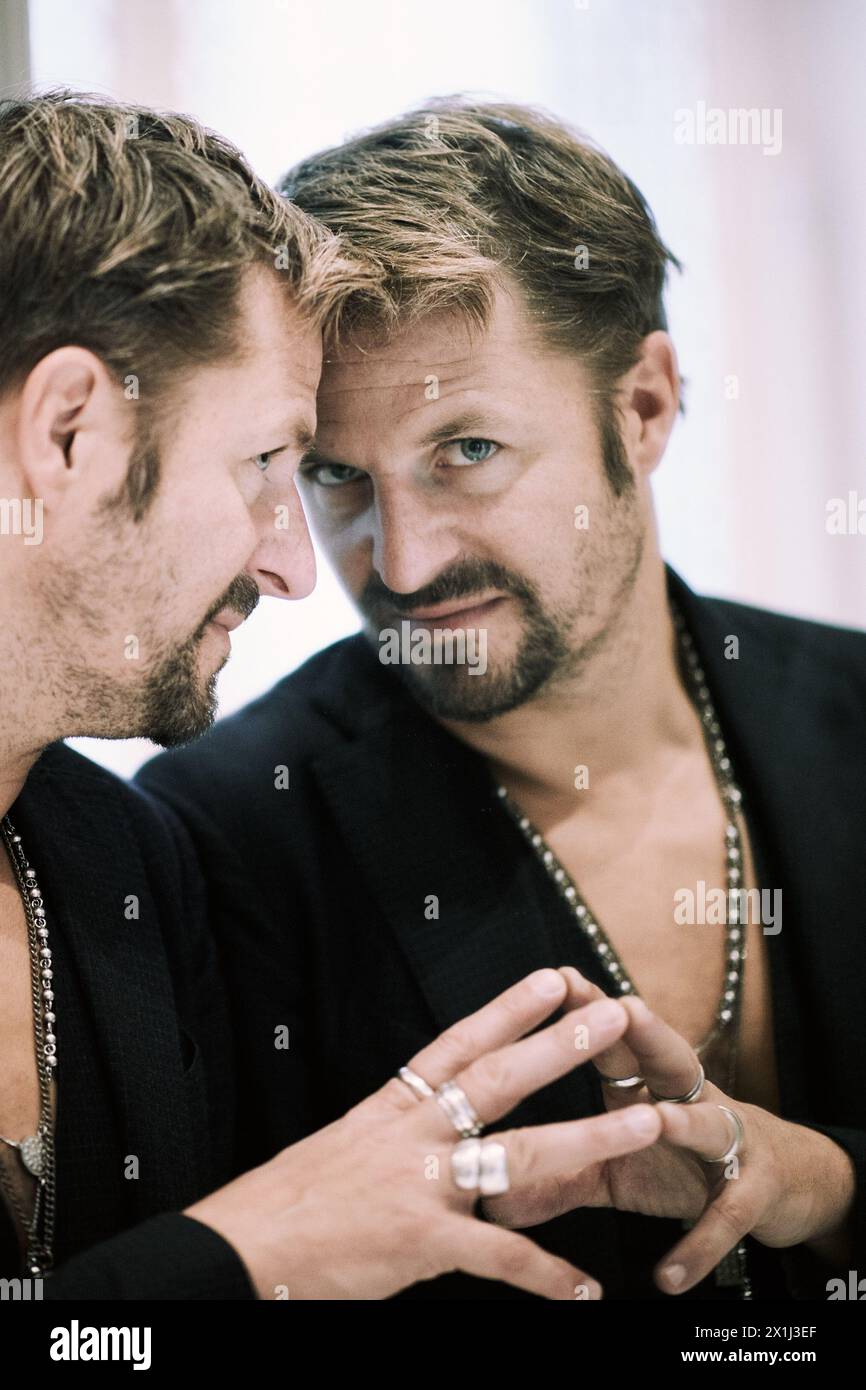 Austrian actor Philipp HOCHMAIR during photo shooting at Hotel Park ...