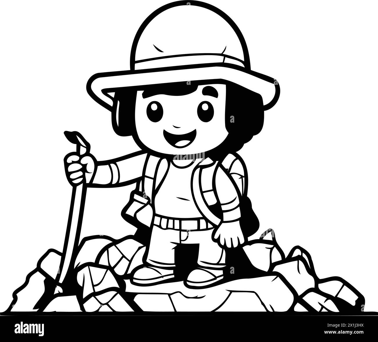 Happy rocks Stock Vector Images - Alamy