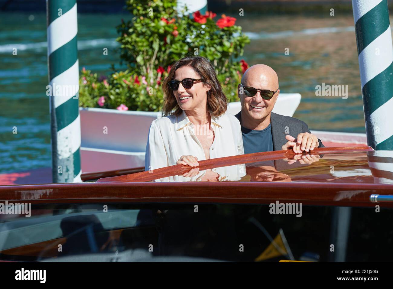 Italian actress Luisa Ranieri and her husband Italian actor Luca ...
