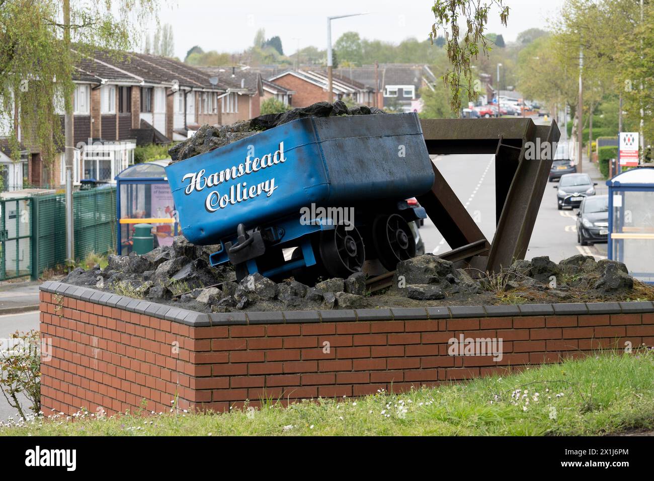 Hamstead Colliery memorial, Hamstead, Birmingham, West Midlands, UK ...