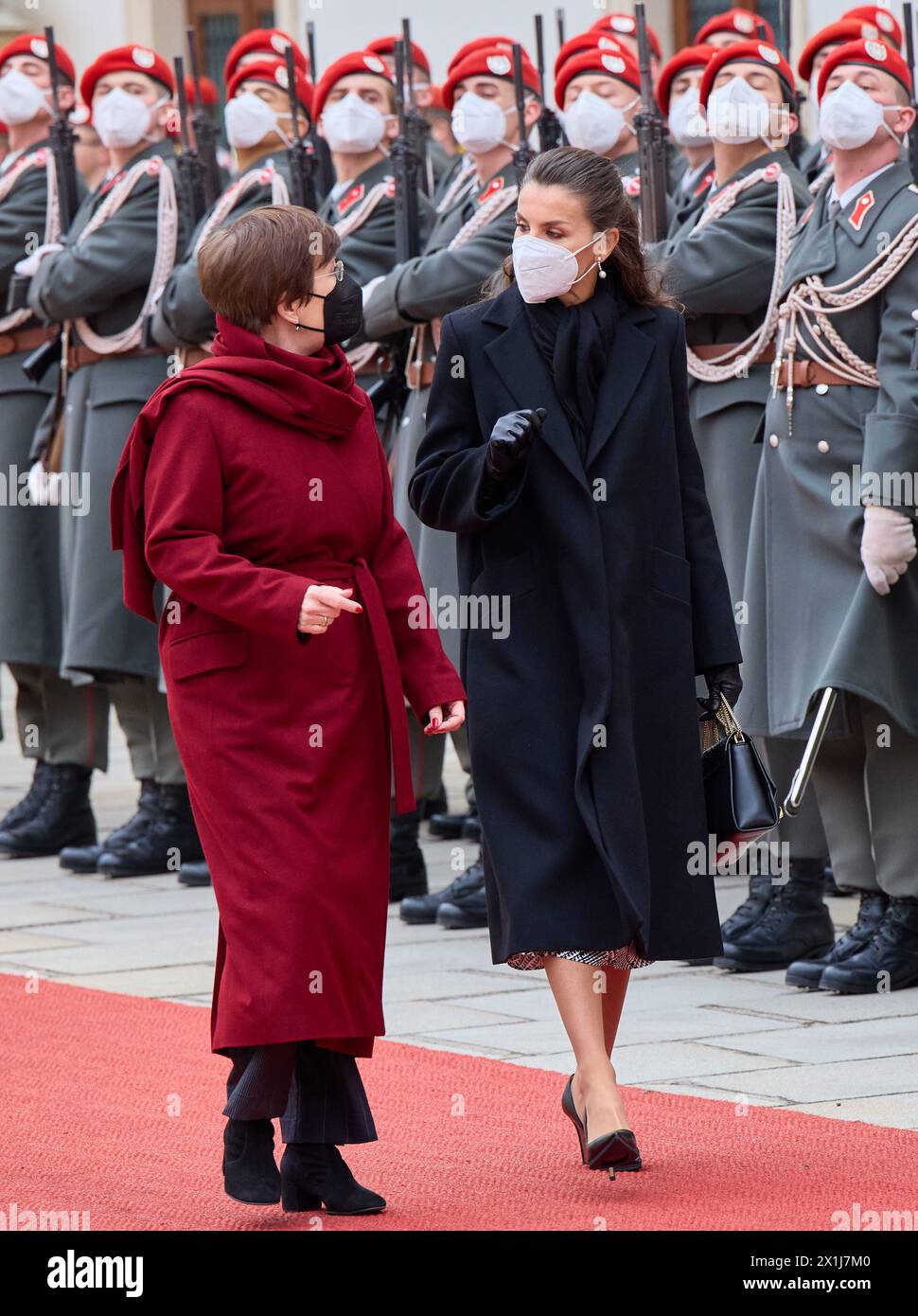 The official welcoming ceremony at the start of the Spanish royal ...