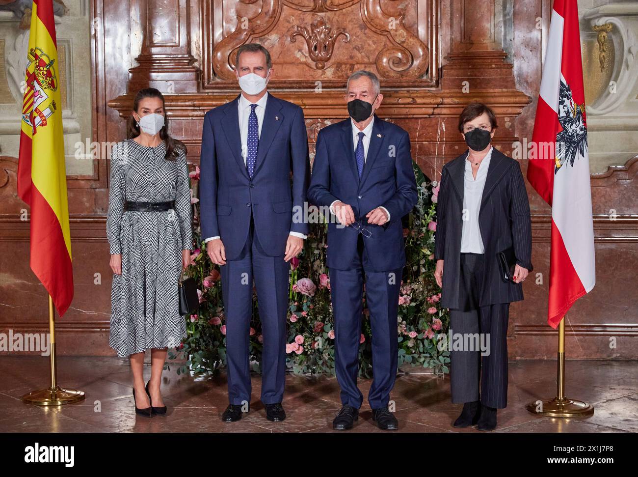 Prior the opening of the exhibition "Dali-Freud, an Obsession" by the ...