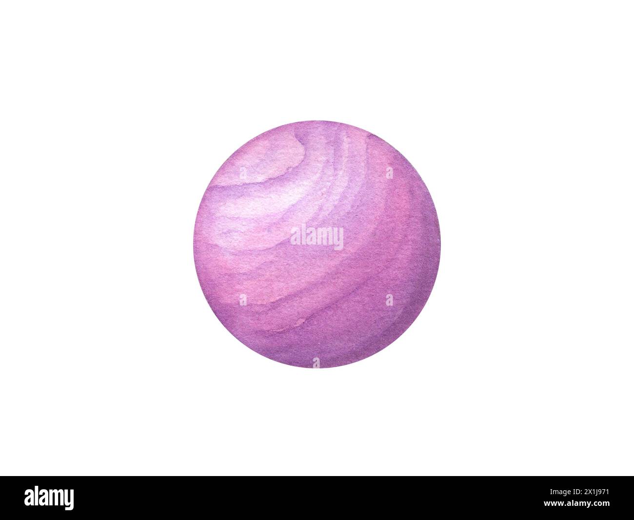 Kid purple Ball. Wooden toy for child games. Wood striped Sphere ...