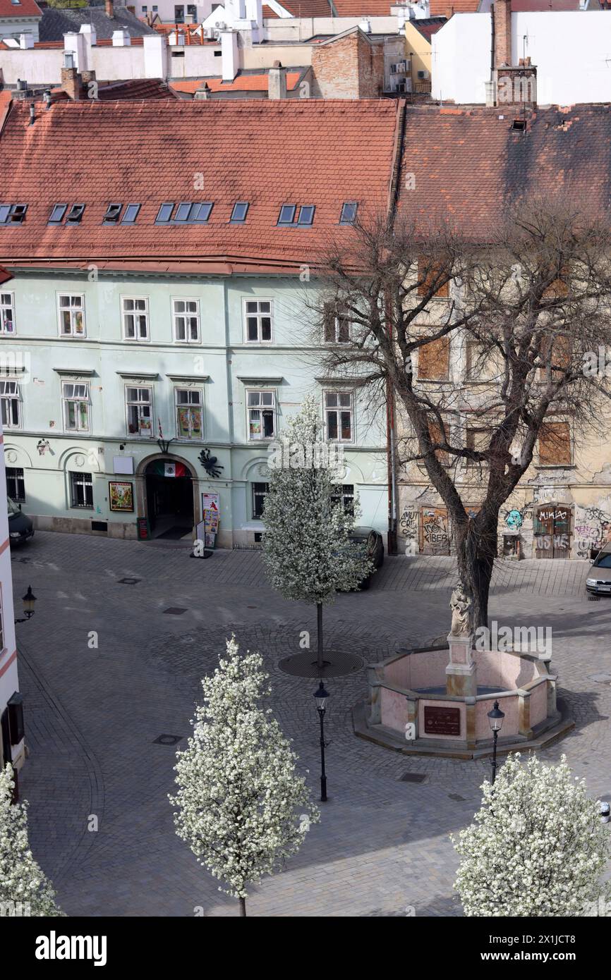 Old town of Bratislava, Slovakia on sunny spring day. Beautiful ...