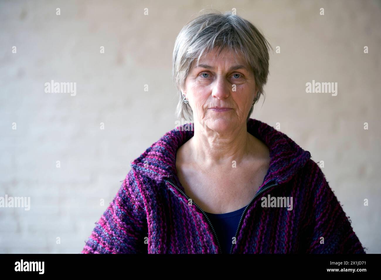 Portrait Meditating Woman Portrait Senior Adult Woman Meditating ...