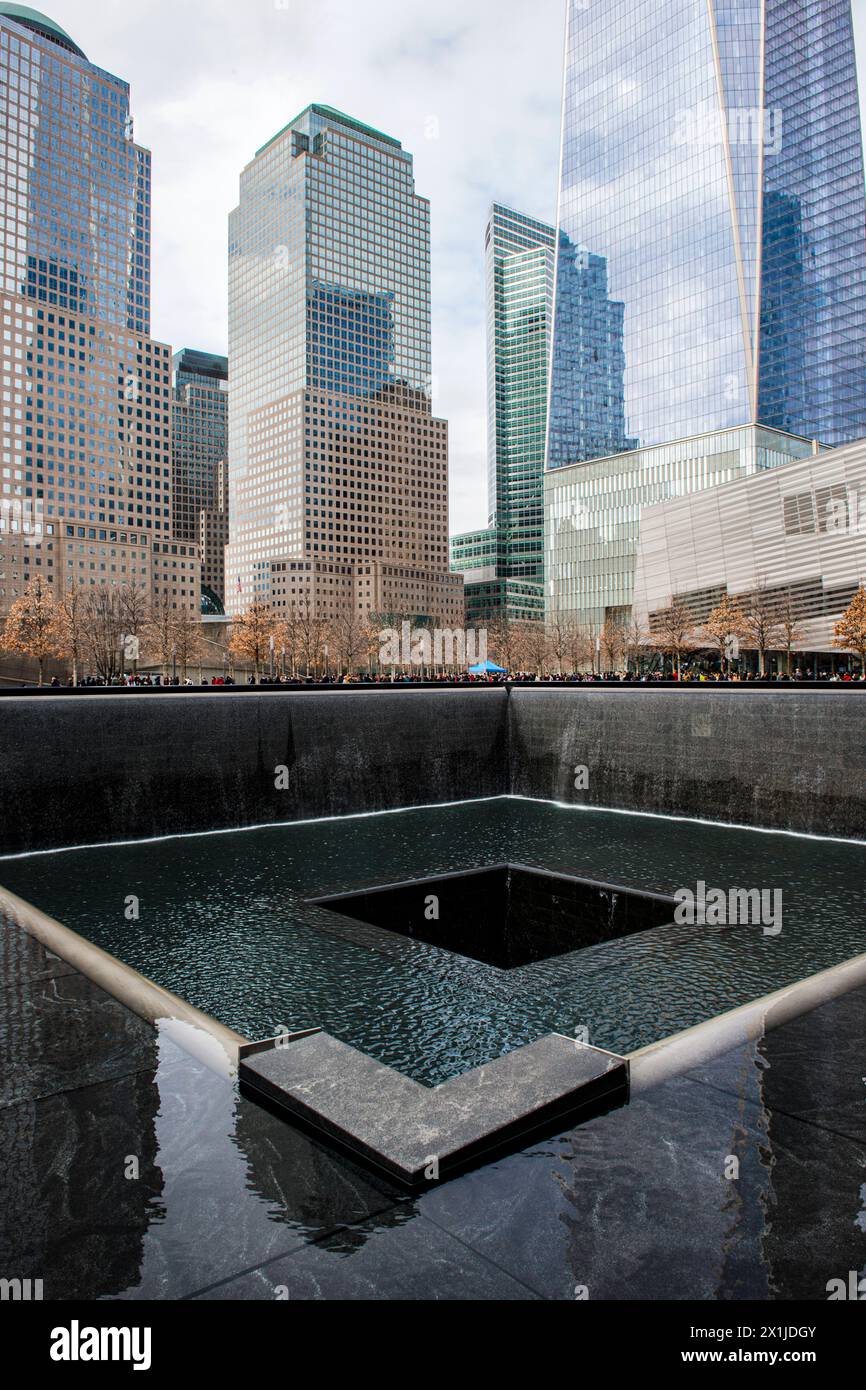 Manhattan World Trade Center Memorial 9/11 Memorial Site, commemorating ...