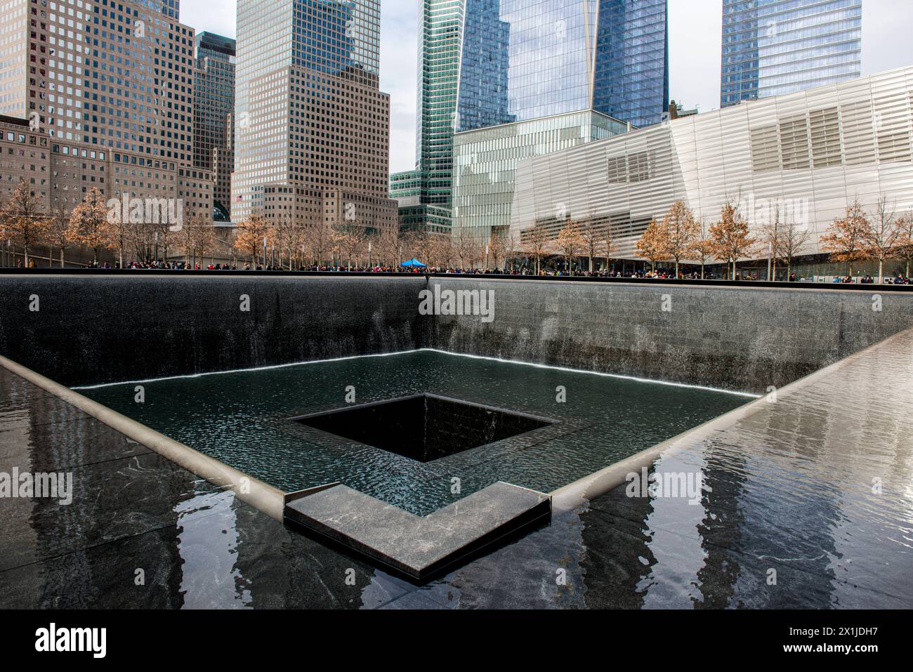 Manhattan World Trade Center Memorial 9/11 Memorial Site, commemorating the Terrorist Attacks on ...