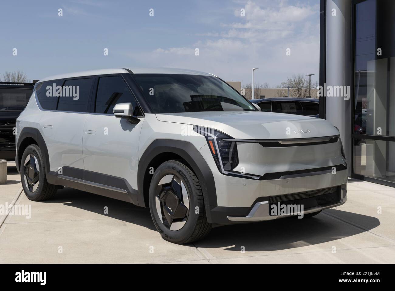Indianapolis - April 14, 2024: Kia EV9 Light EV Electric Vehicle ...
