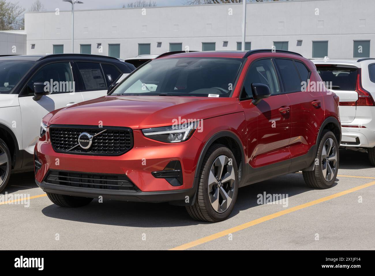 Indianapolis - April 14, 2024: Volvo XC40 B5 AWD Core display at a ...