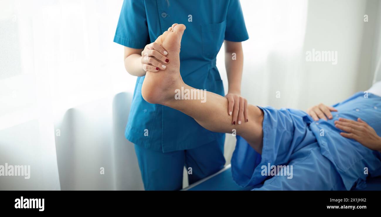 Asian female physical muscle doctor hi-res stock photography and images ...