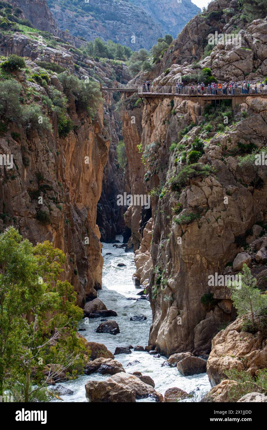 EL CHORRO, SPAIN - MARCH 19, 2024: Caminito del Rey, The King's Path ...