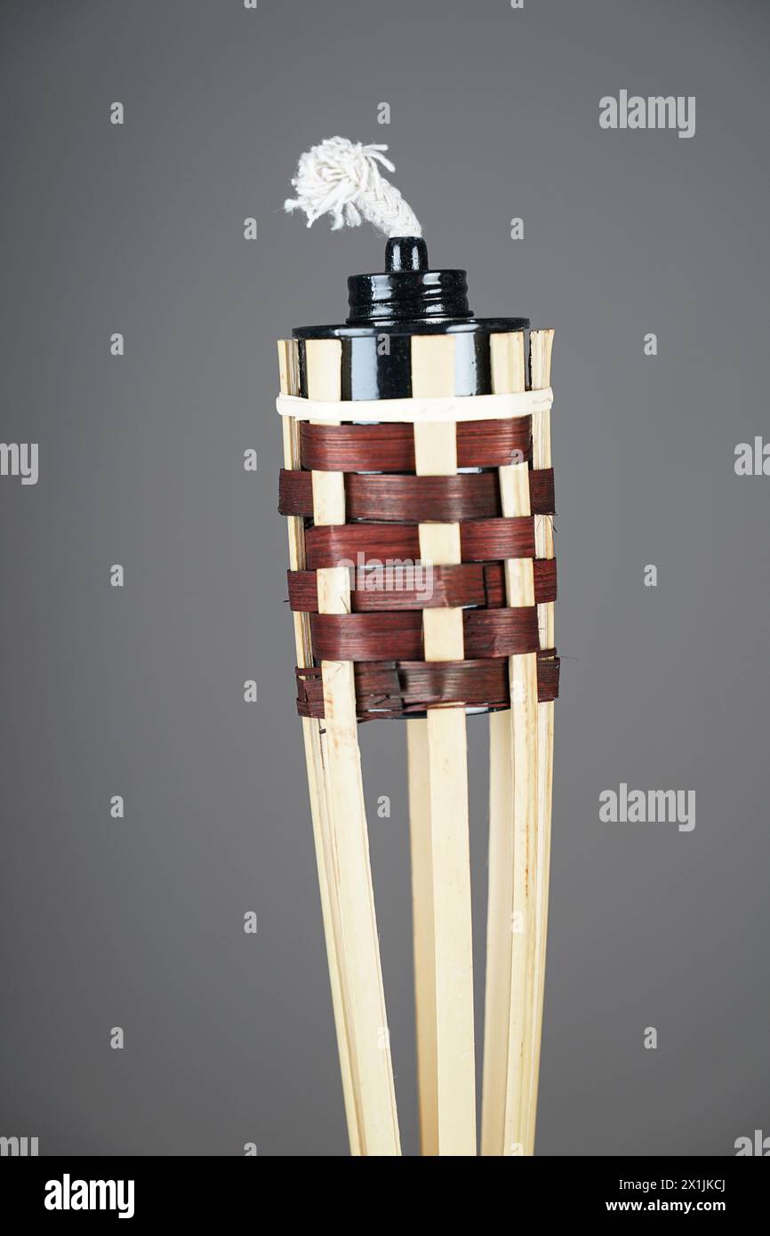 Traditional Hari raya lantern light by bamboo Stock Photo - Alamy