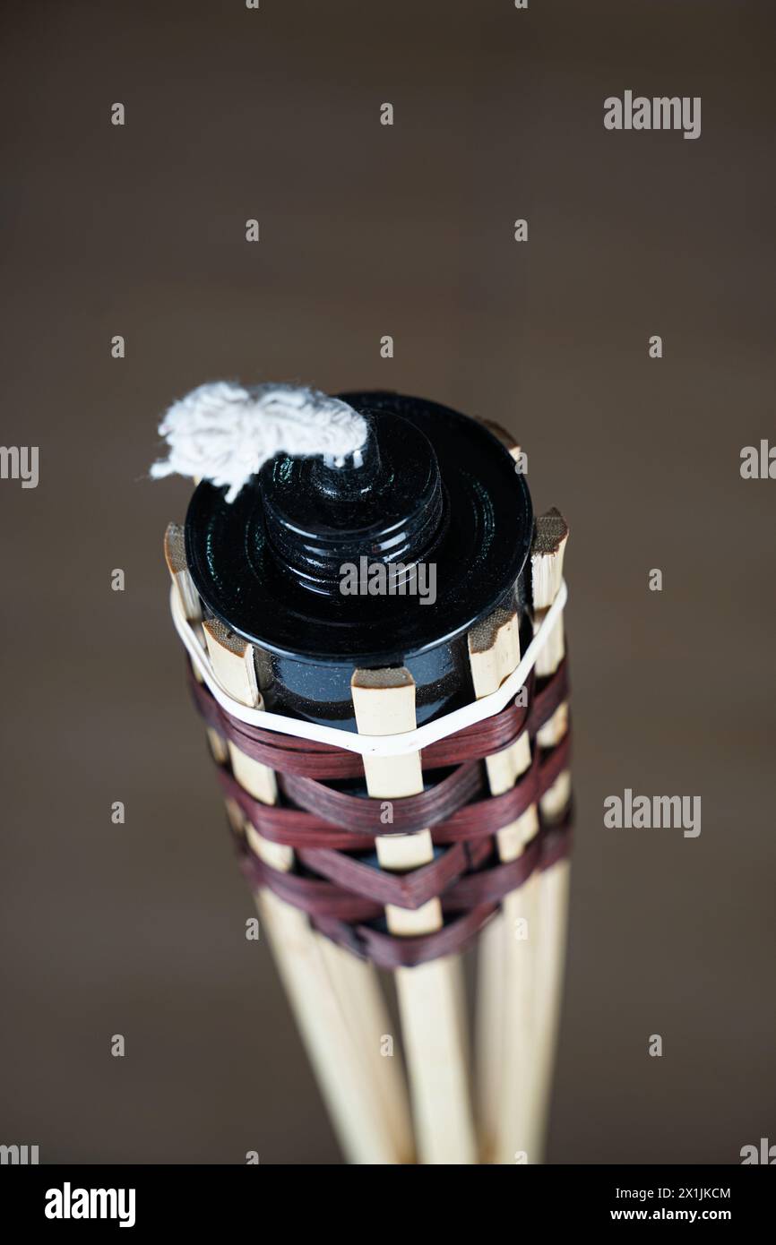 Traditional Hari raya lantern light by bamboo Stock Photo - Alamy