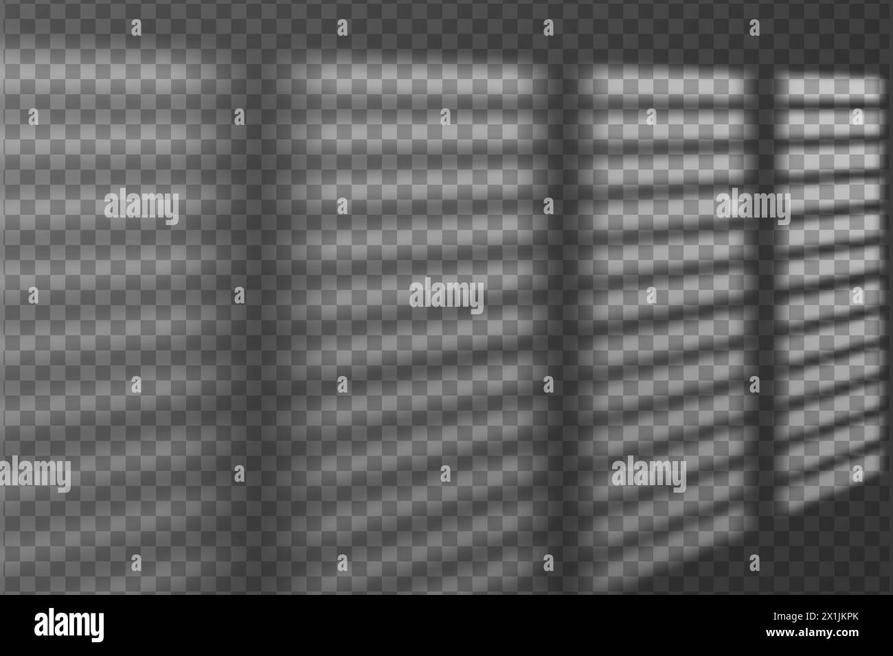 Light effect shadow overlay from window shutter isolated transparent ...