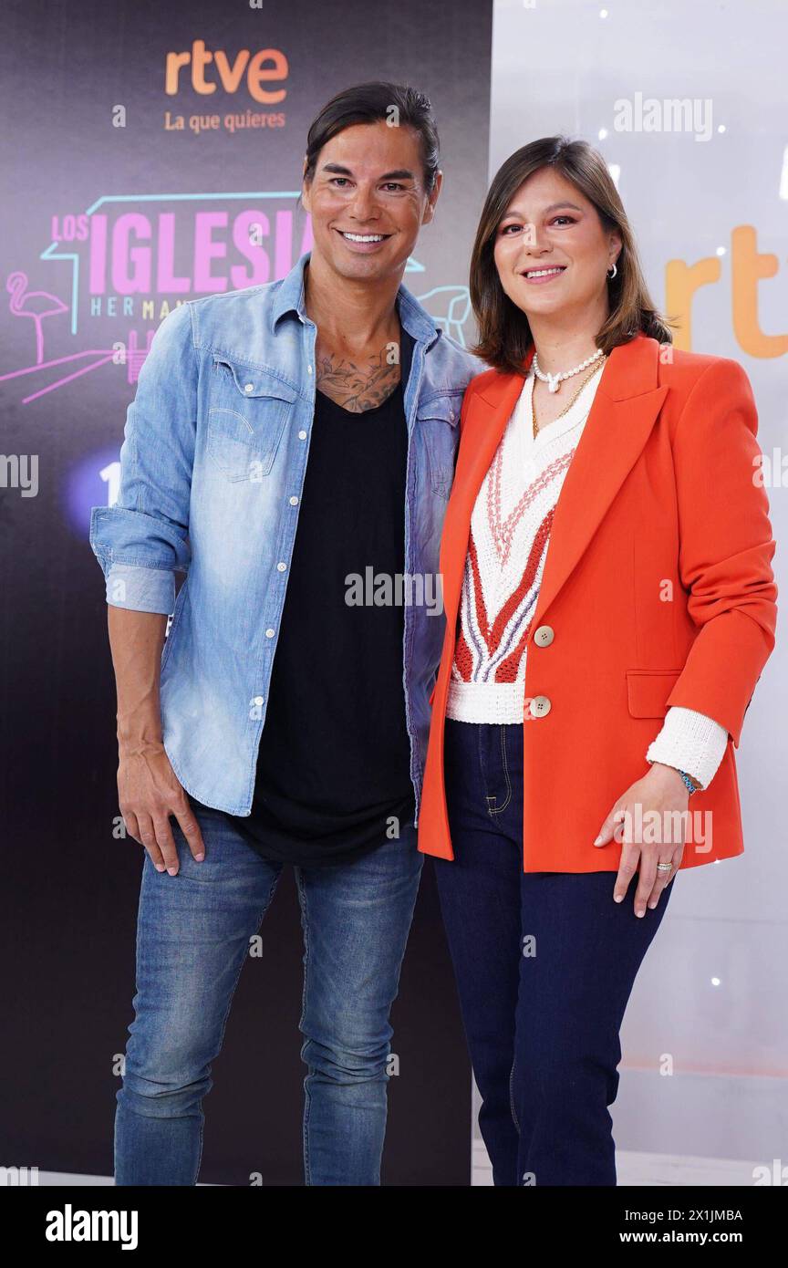 Madrid, Spain. 17th Apr, 2024. Julio Jose Iglesias, Chabeli Iglesias at ...