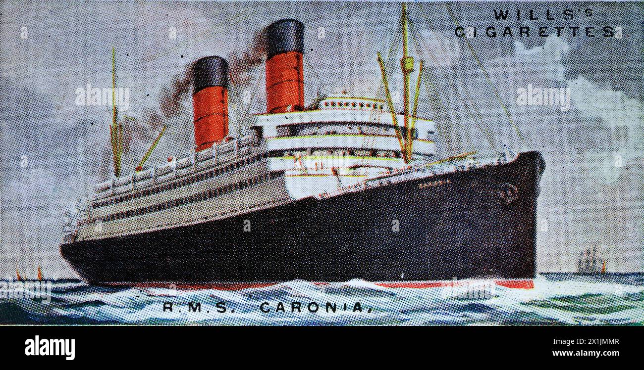 R.M.S. Caronia of the Cunard Line, described by many as a floating ...