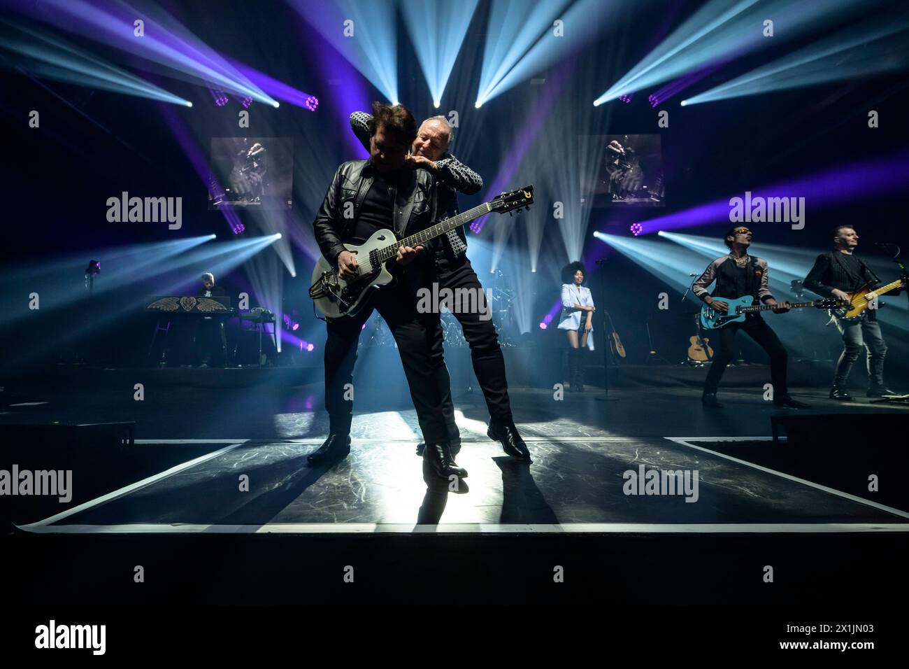 Simple Minds Jim Kerr & Charlie Burchill live im Zenith, München 13.04. ...