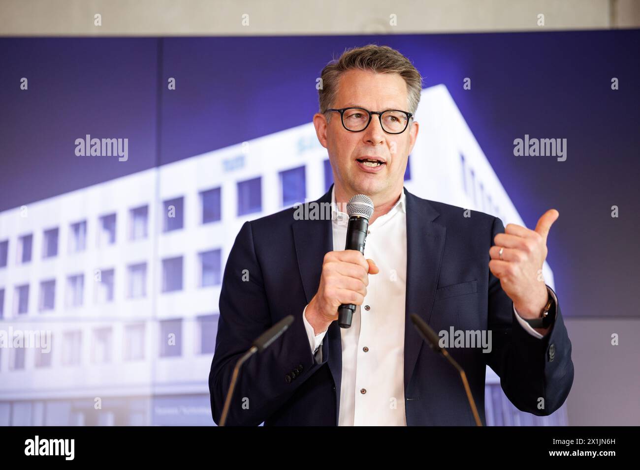 Munich, Germany. 17th Apr, 2024. Markus Blume (CSU), Bavarian Minister ...