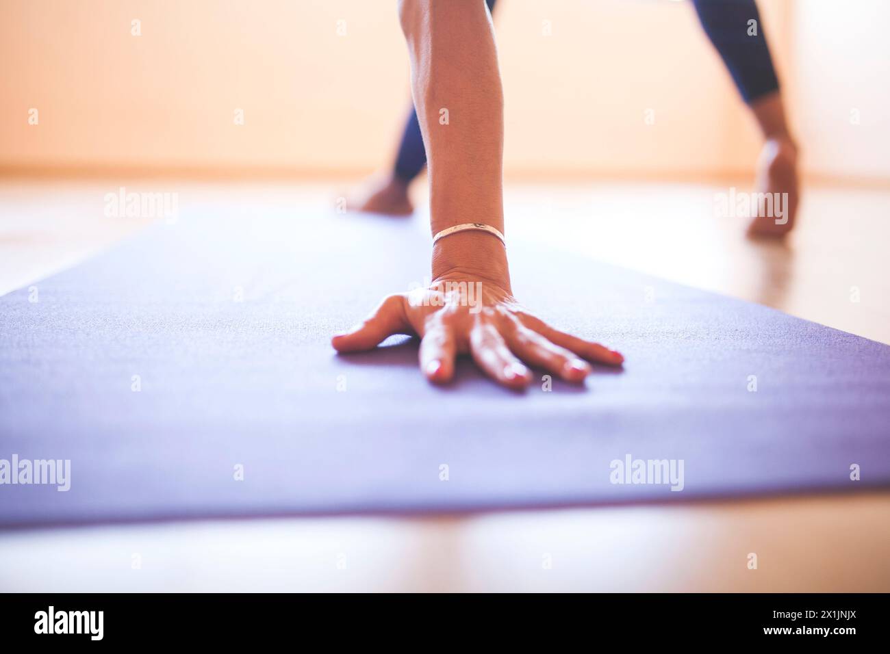 hand of woman yogi in detail Stock Photo - Alamy