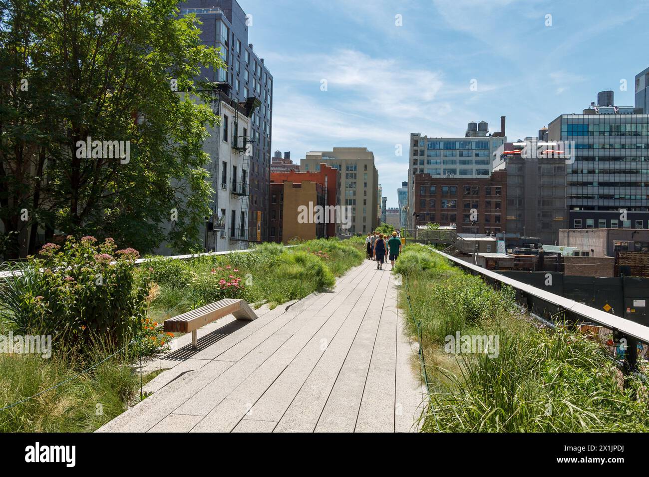 Highline Park New York City Stock Photo - Alamy