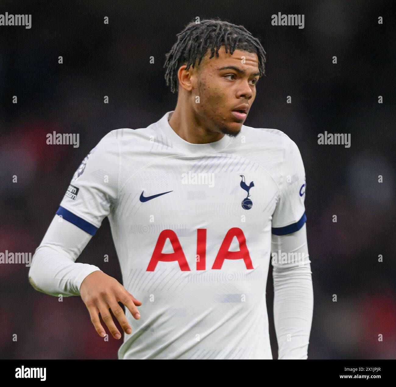 London, UK. 07 Apr 2024 - Tottenham Hotspur v Nottingham Forest ...