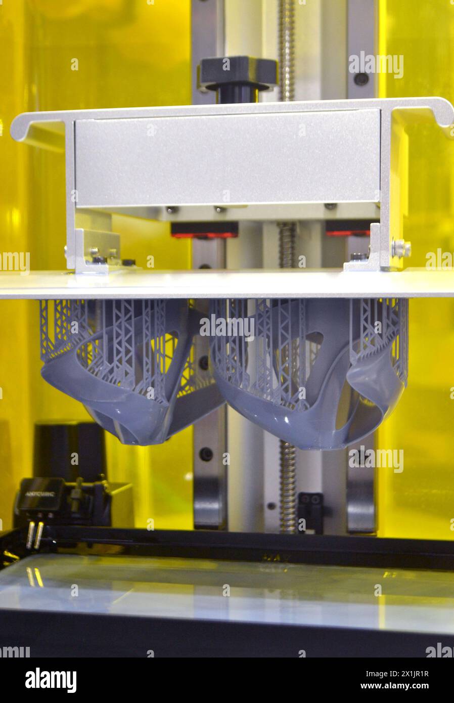 Process SLA 3D printing. Process printing on 3D printer by SLA printing ...