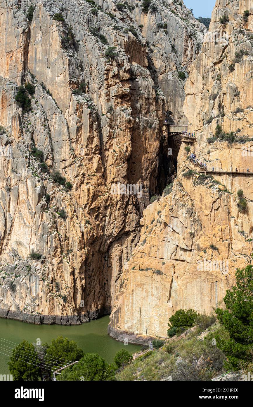 EL CHORRO, SPAIN - MARCH 19, 2024: Caminito del Rey, The King's Path ...