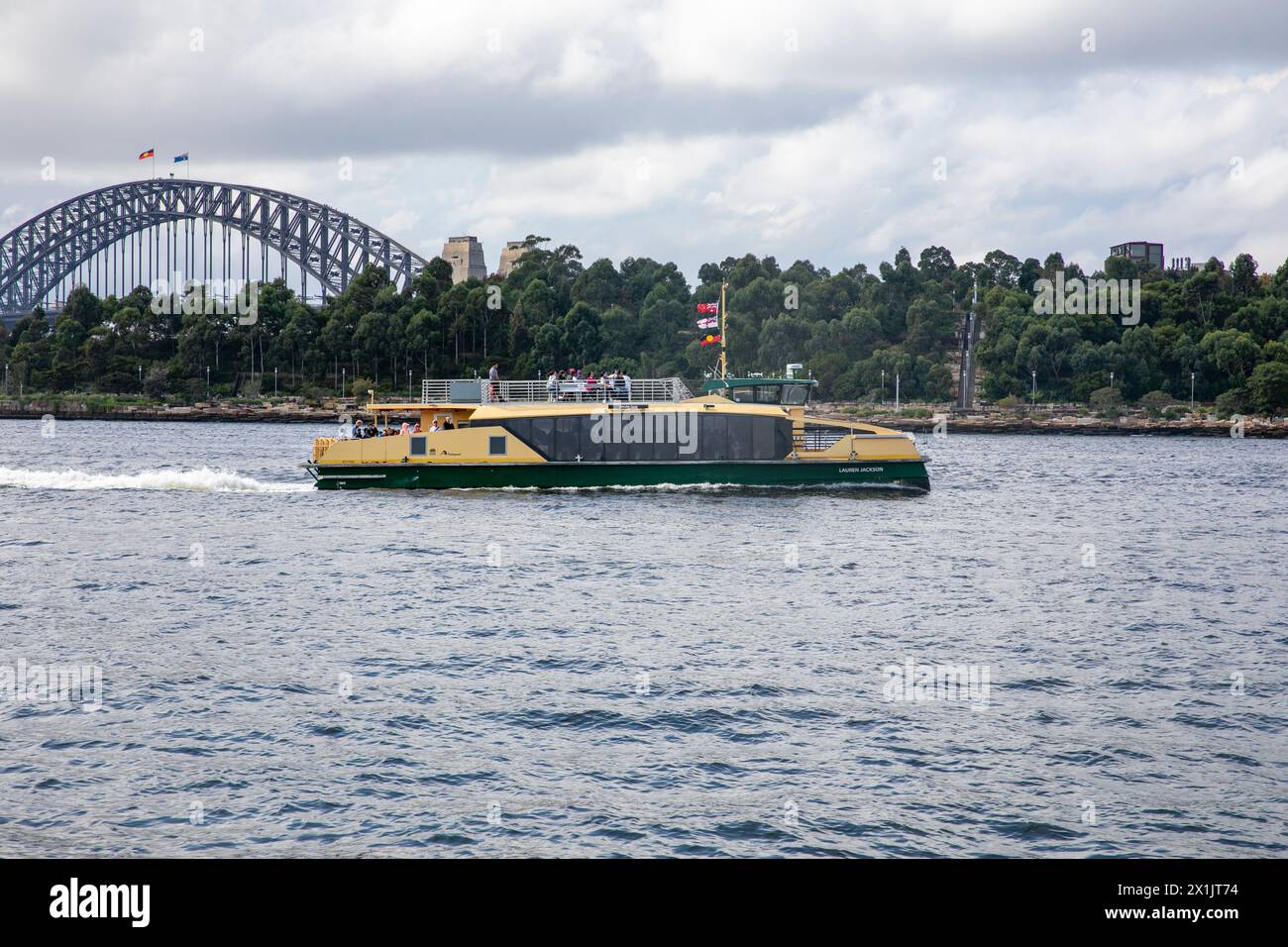 Sydney riverclass ferry the MV Lauren Jackson, named after basketball ...