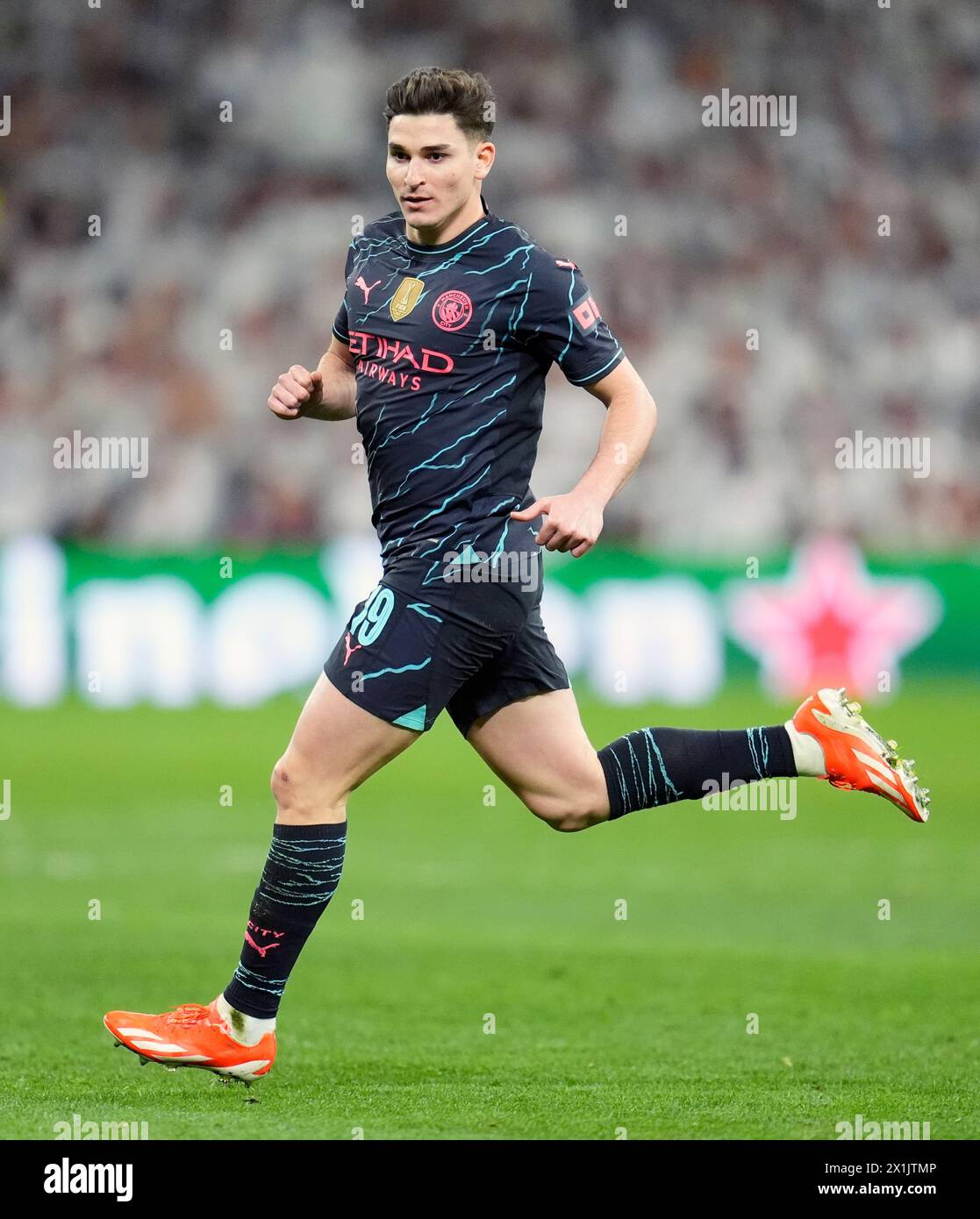 Manchester City's Julian Alvarez during the UEFA Champions League ...