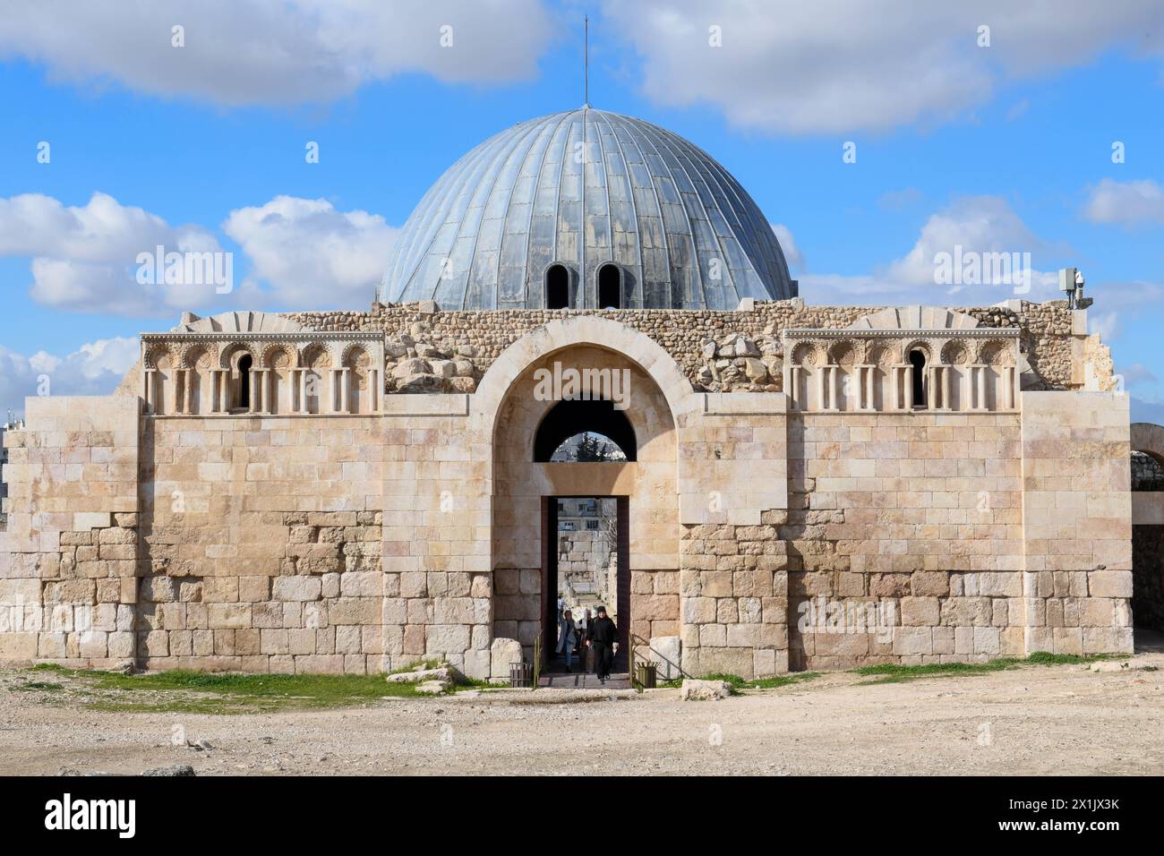 View at the roman citadel at Amman on Jordan Stock Photo - Alamy